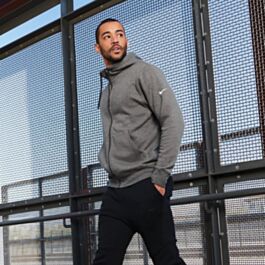 Nike Club Fleece Sleeve Swoosh Full Zip Hoodie | Smartex Canada